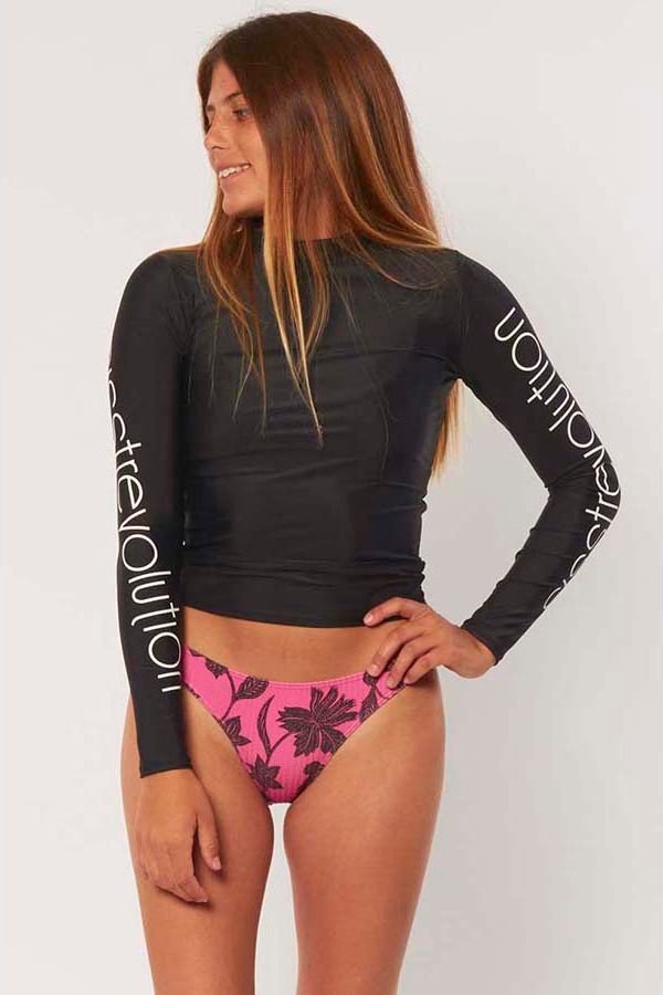 SOLID TIDES RASHGUARD - BLACK – Mount Surf Shop