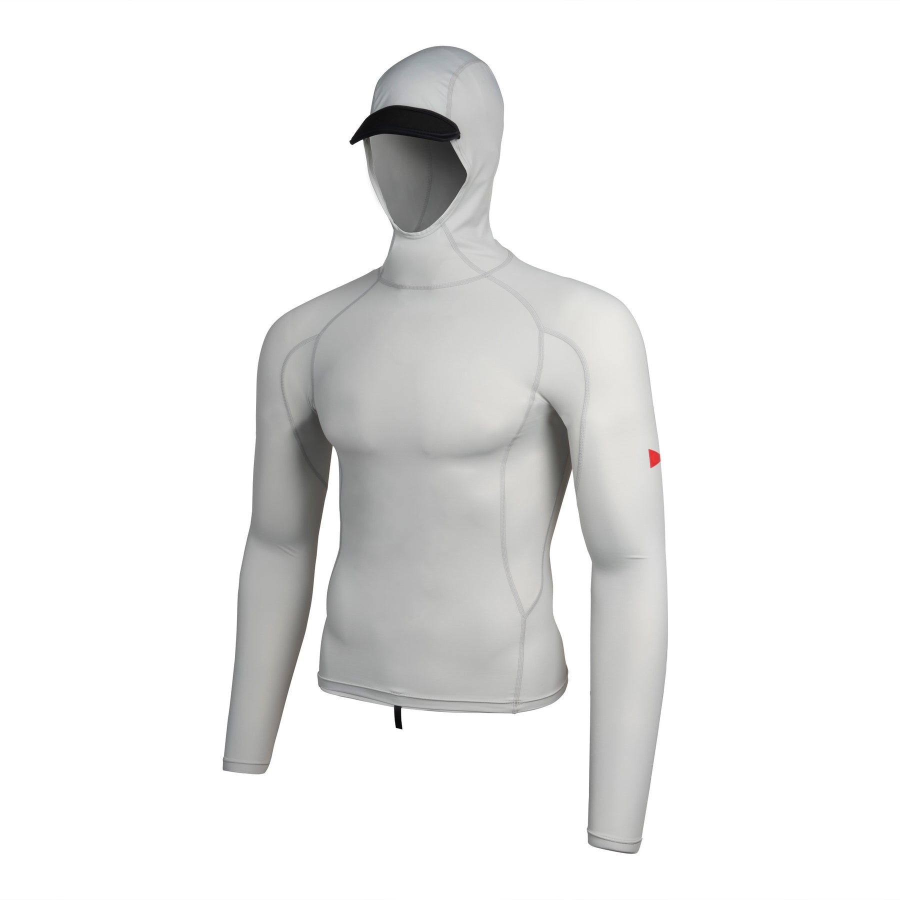 UTILITY LS HOODED RASH GUARD - SILVER – Mount Surf Shop