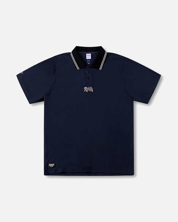 RIVVIA BIG DROP POLO - NAVY – Mount Surf Shop