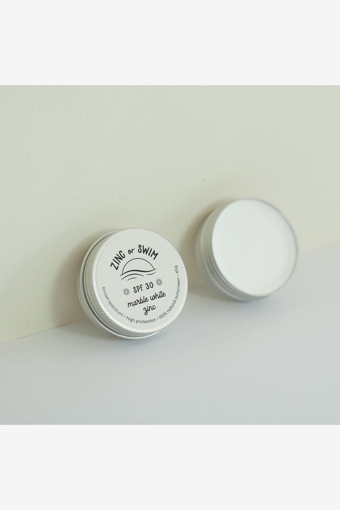 ZINC OR SWIM - MARBLE WHITE – Mount Surf Shop